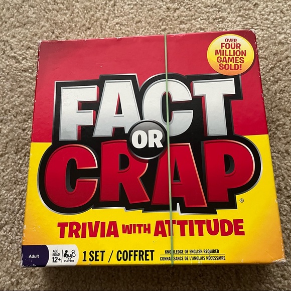 Video Games & Consoles | Fact Or Crap Board Game Trivia With Attitude ...
